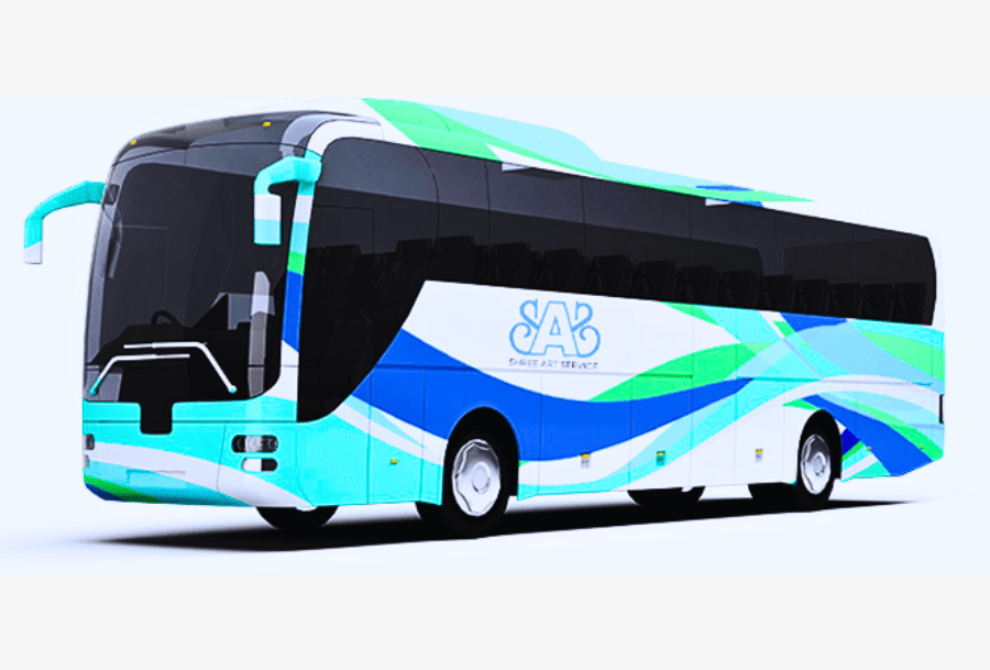 Bus Branding - MDF Backdrop