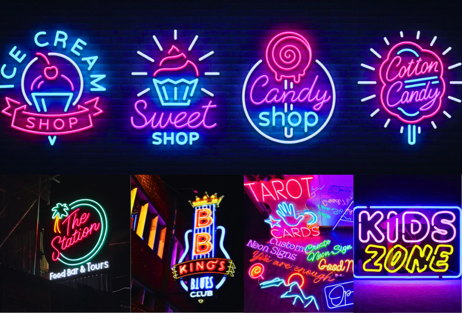 Neon Signage - MDF Backdrop